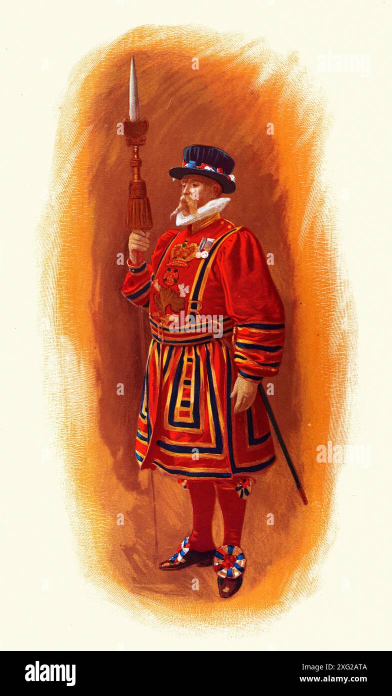 Yeomen Warders, Beefeaters, History, Victorian British army military uniforms, Royal Guard ...