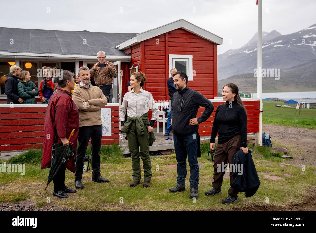 Igaliku, Groenland. 05th July, 2024. King Frederick X and Queen Mary ...