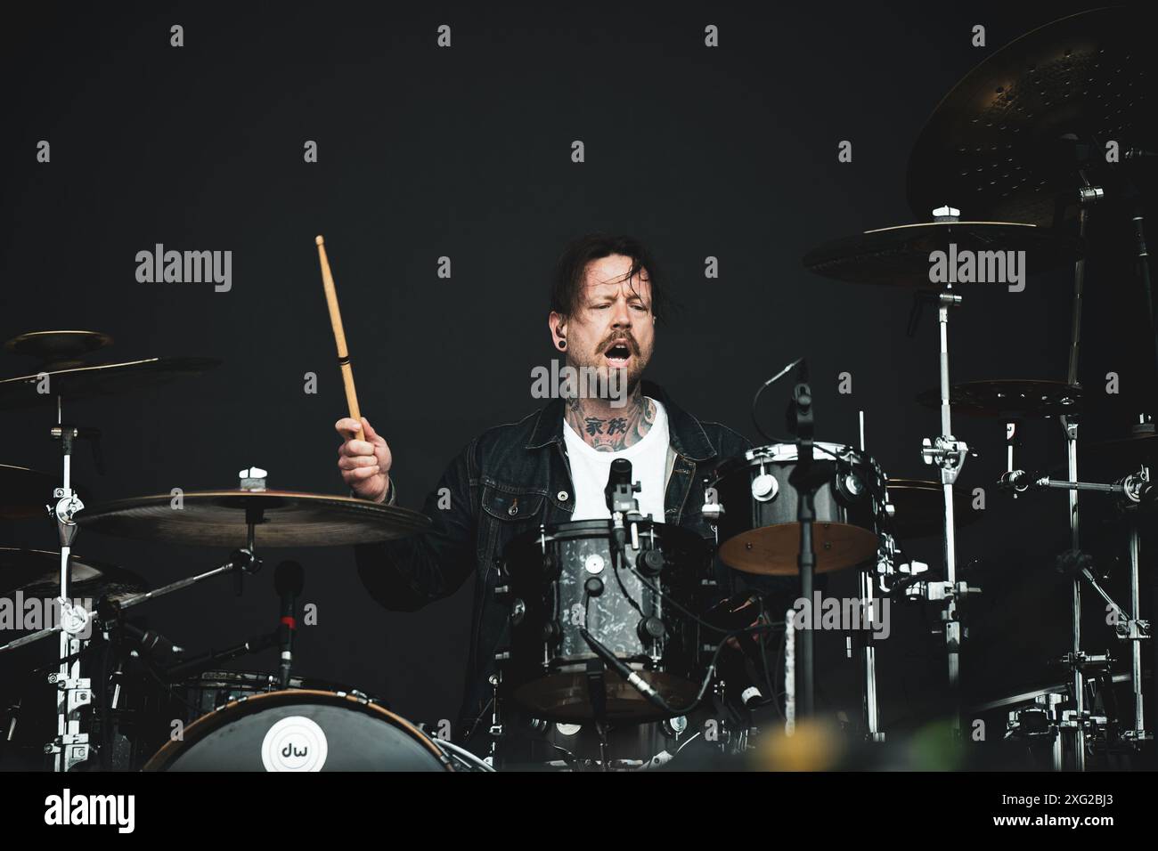 DENMARK COPENAGHEN, COPENHELL FESTIVAL JUNE 19TH: The drummer Dustin ...