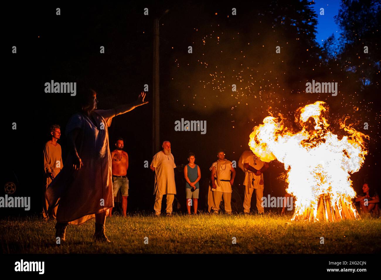 Costesti, Hunedoara, Romania - June 24, 2024. An ancient historical ...