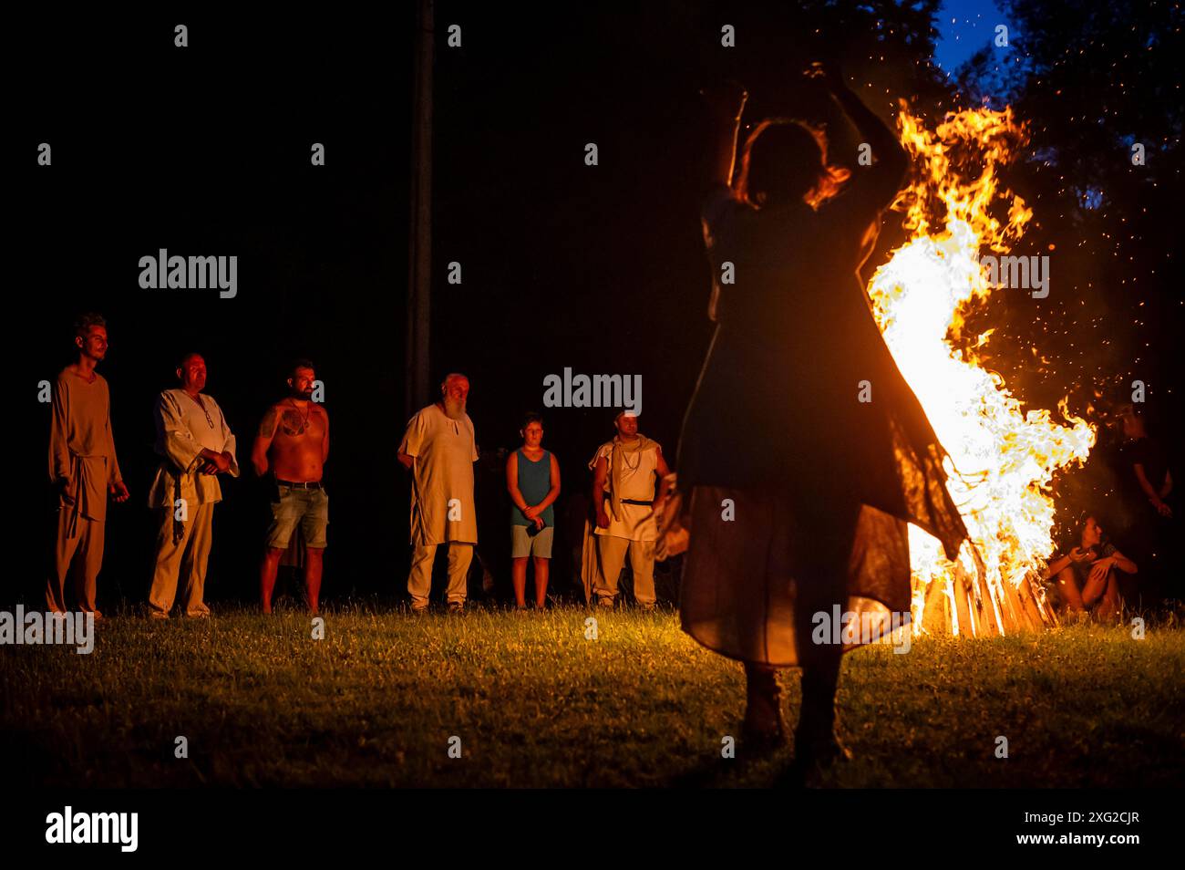 Costesti, Hunedoara, Romania - June 24, 2024. An ancient historical ...