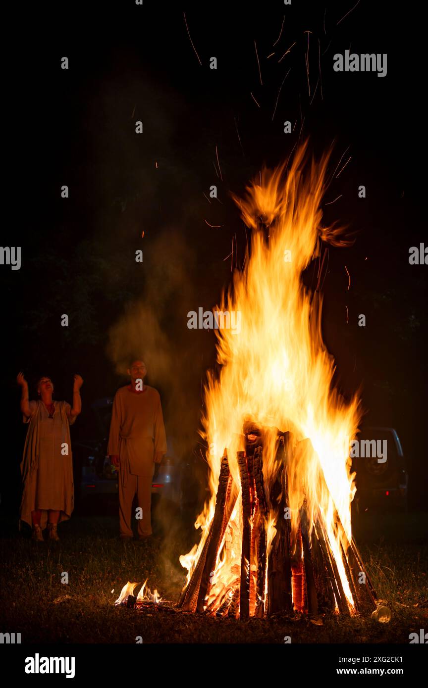 Costesti, Hunedoara, Romania - June 24, 2024. An ancient historical ...