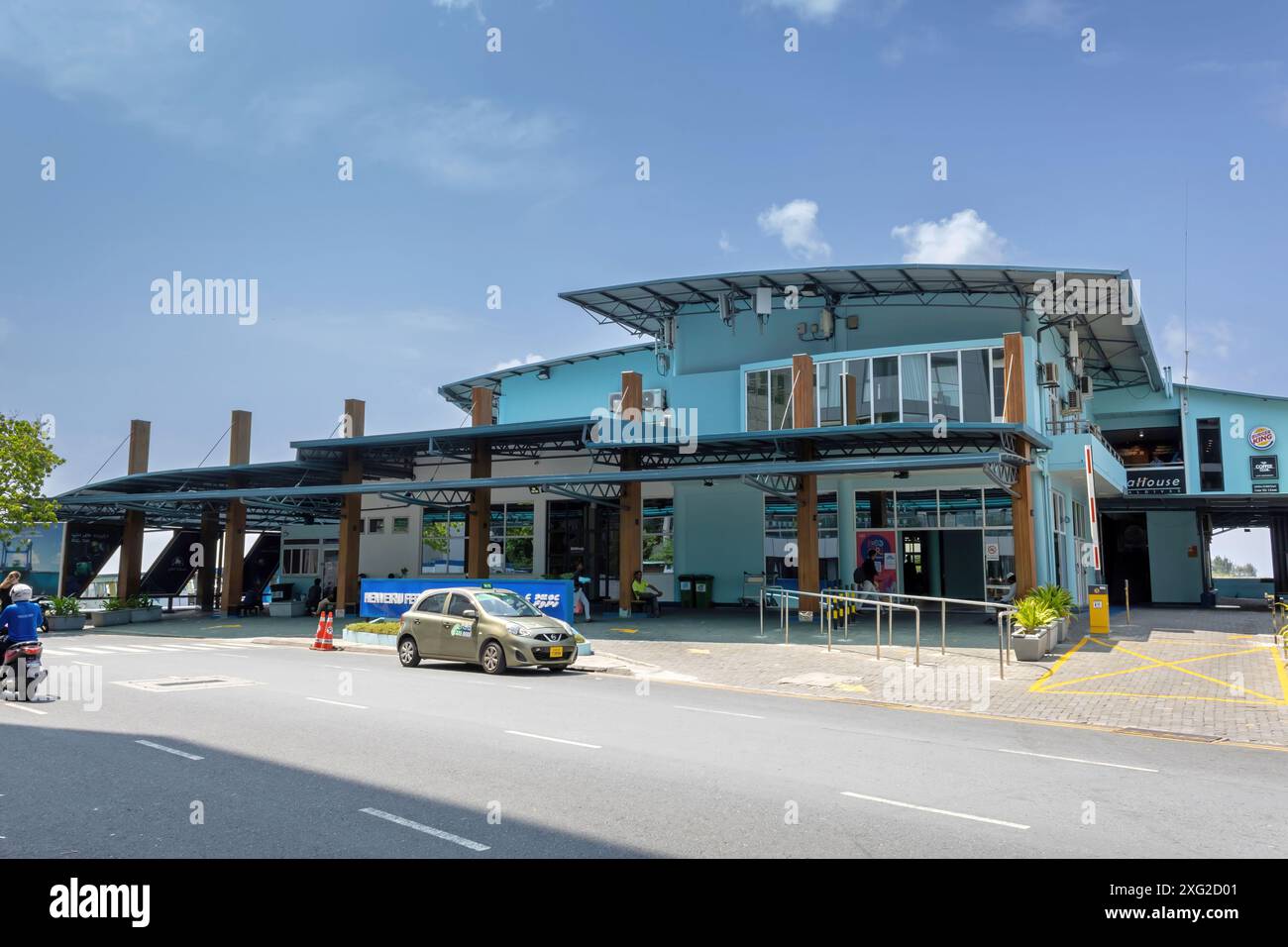 Malé, Maldives - April 14, 2023: Henveiru ferry terminal Stock Photo ...