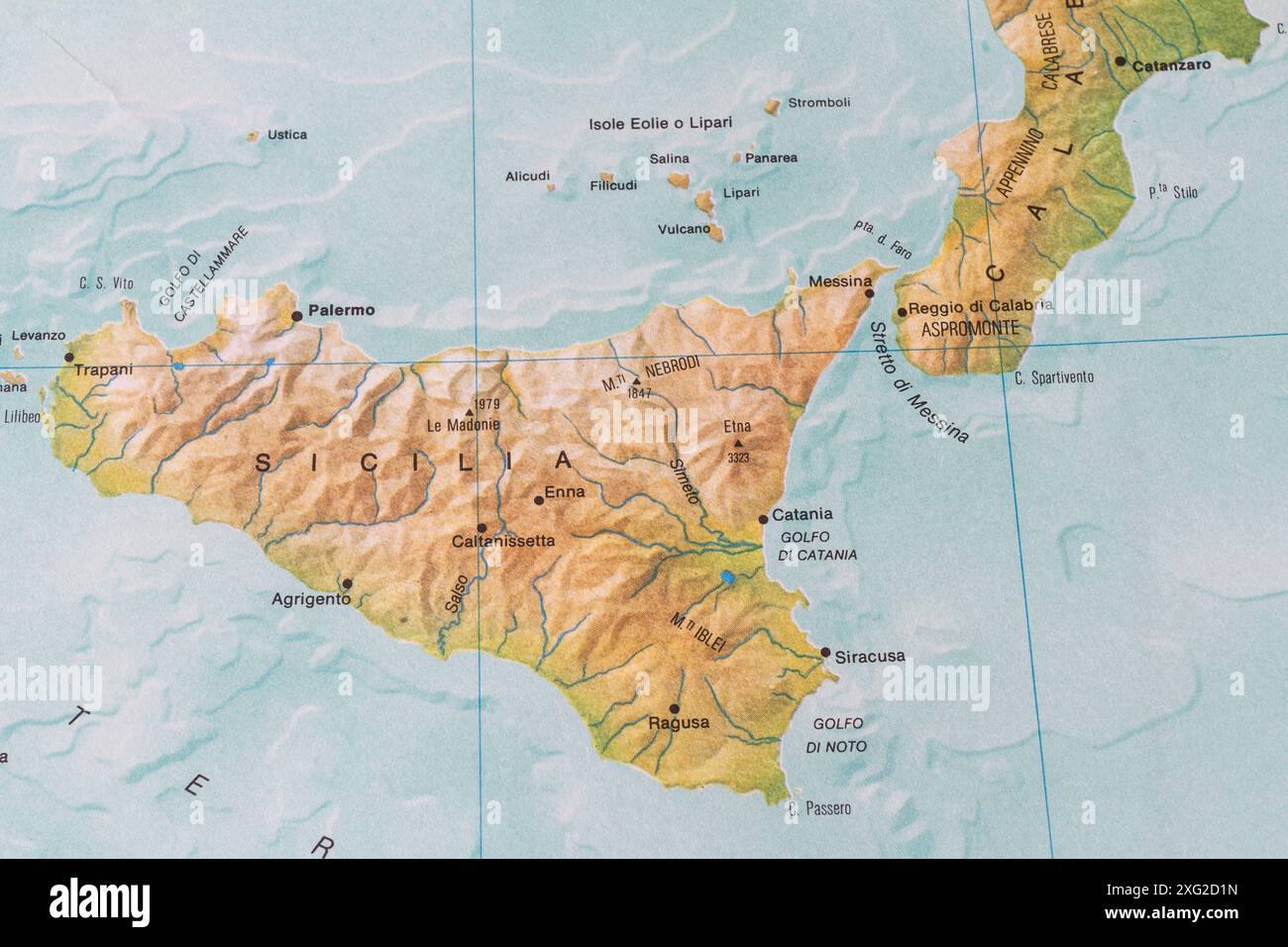 Southern europe map hi-res stock photography and images - Alamy