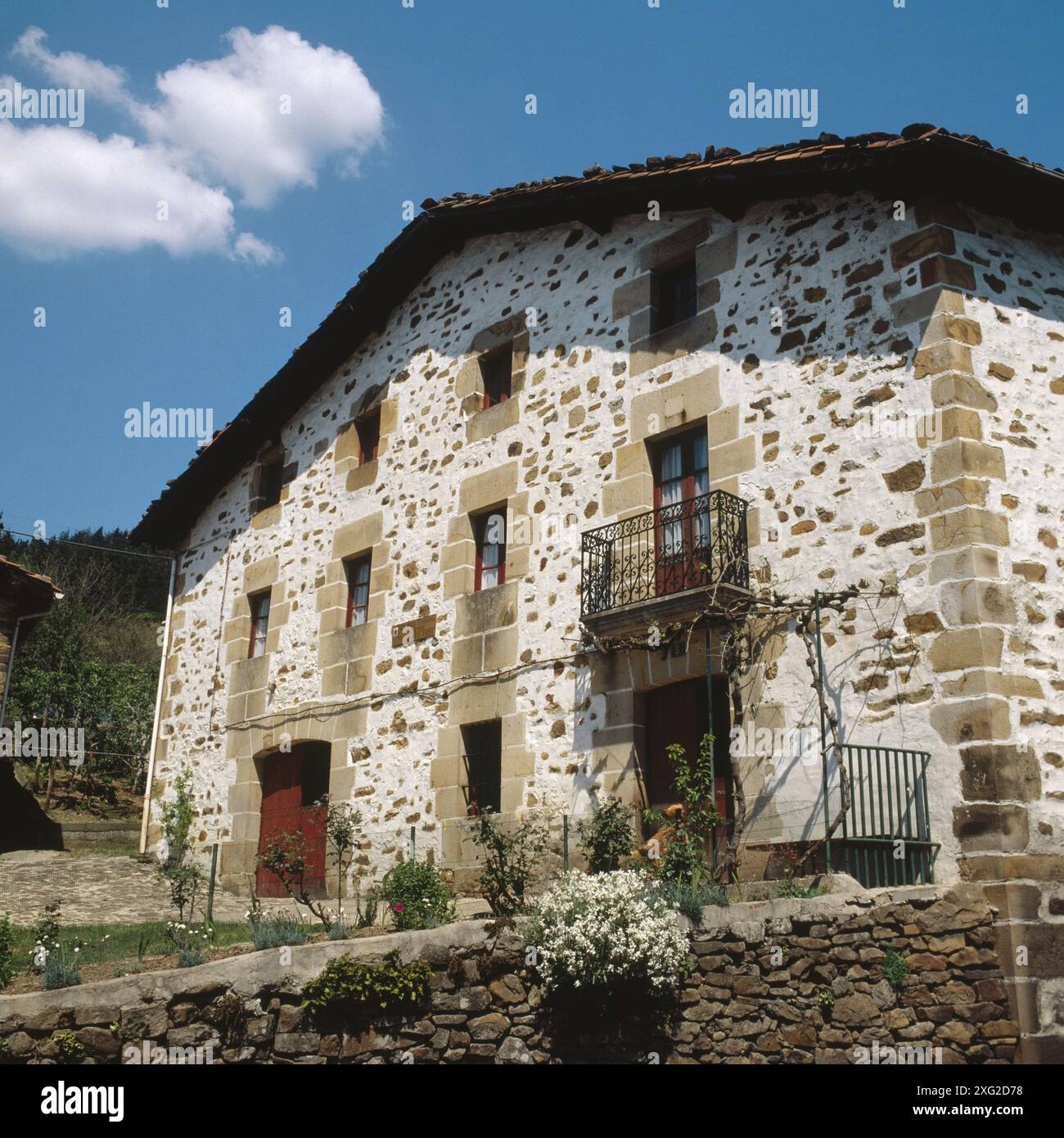 Caserio (typical country house), Legazpi, Guipúzcoa, Basque Country ...
