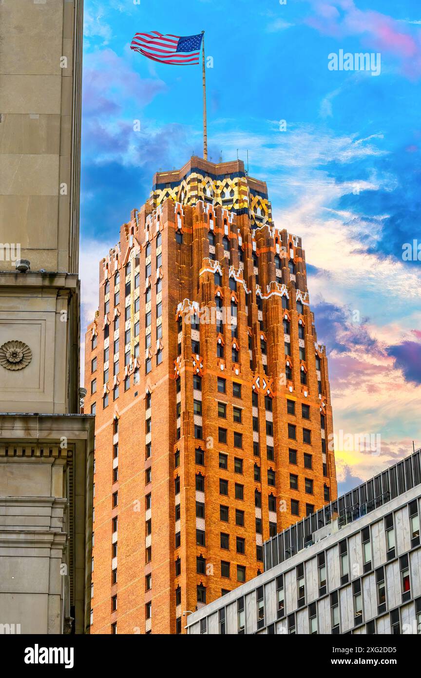 Guardian Building Exterior Architecture, Detroit, USA Stock Photo - Alamy