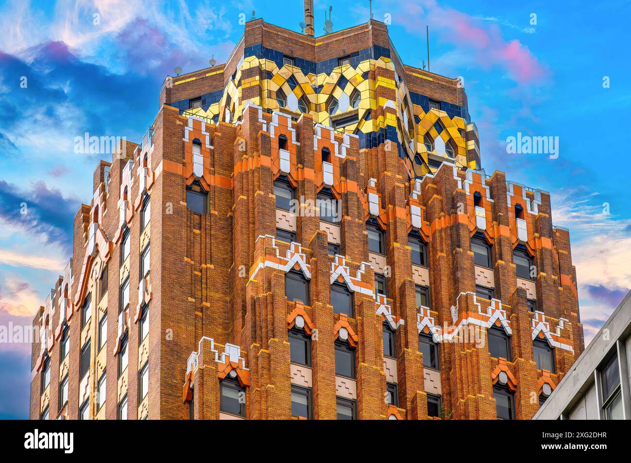 Guardian Building Exterior Architecture, Detroit, USA Stock Photo - Alamy