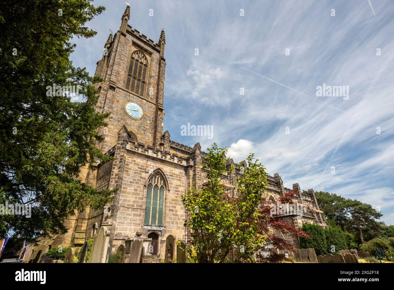 East Grinstead, June 29th 2024: St Swithun's Church Stock Photo - Alamy