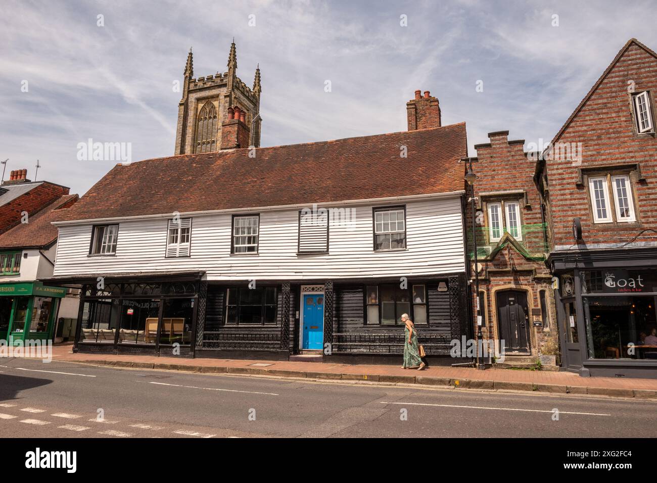 East Grinstead, June 29th 2024: The High Street Stock Photo - Alamy