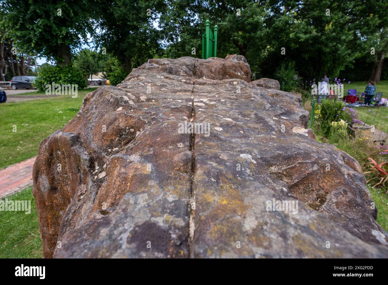 East Grinstead, June 29th 2024: The Millenium Stone Stock Photo - Alamy