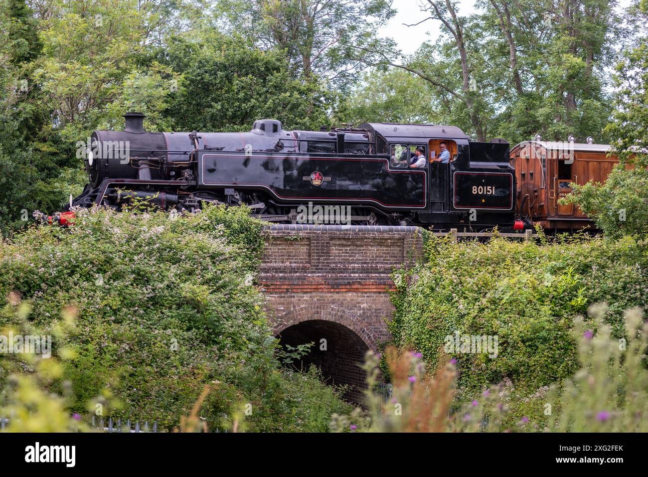 East Grinstead, June 29th 2024: The Imberhorne Viaduct Stock Photo - Alamy