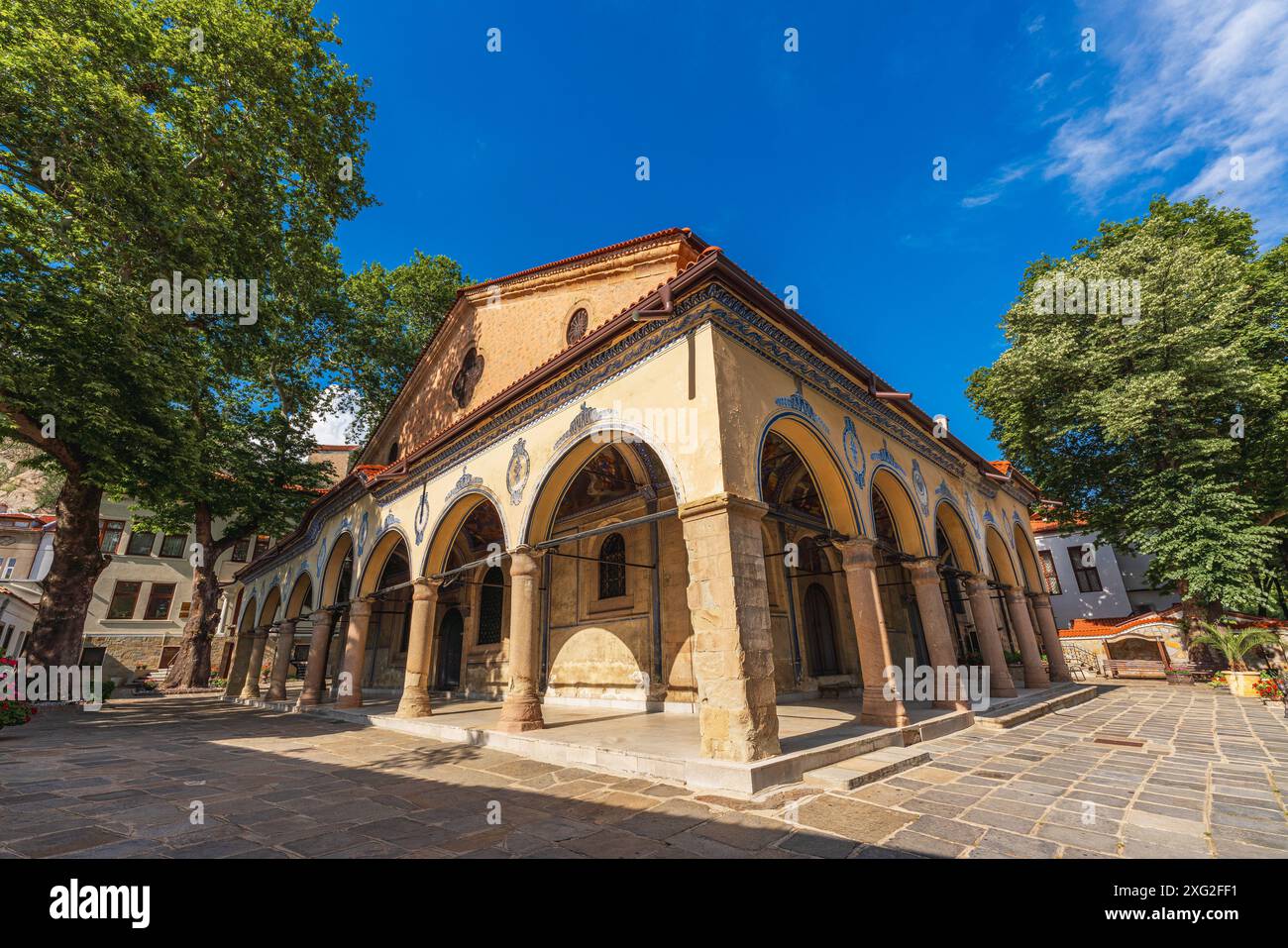 Plovdiv, Bulgaria. May 24, 2024. View of the Metropolitan church St ...
