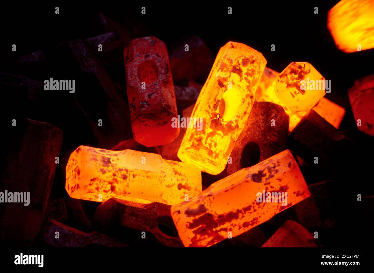 Steel in a forge hi-res stock photography and images - Alamy