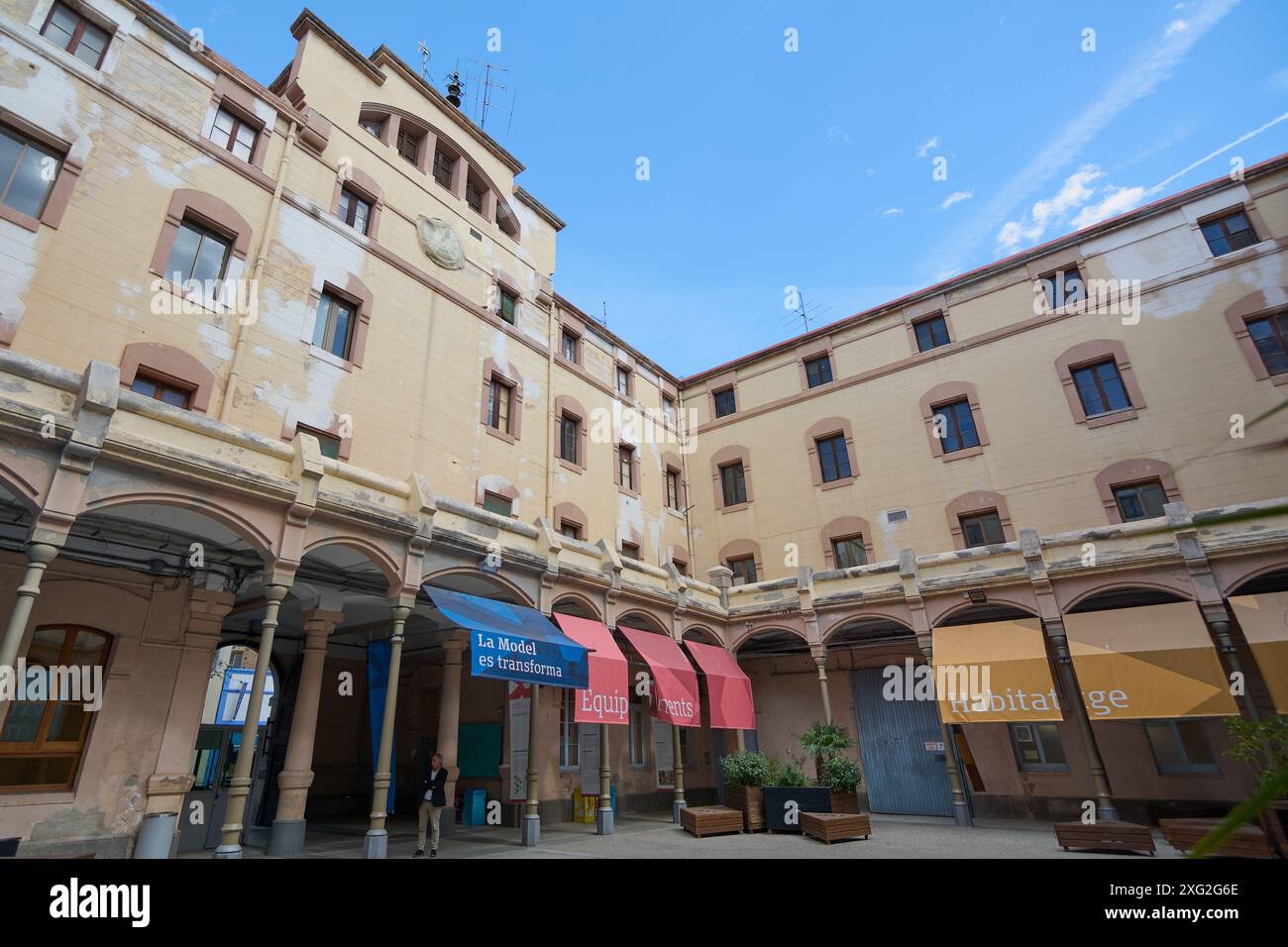 Barcelona, SPAIN - JULY 6, 2024: Photograph showing the transformation ...