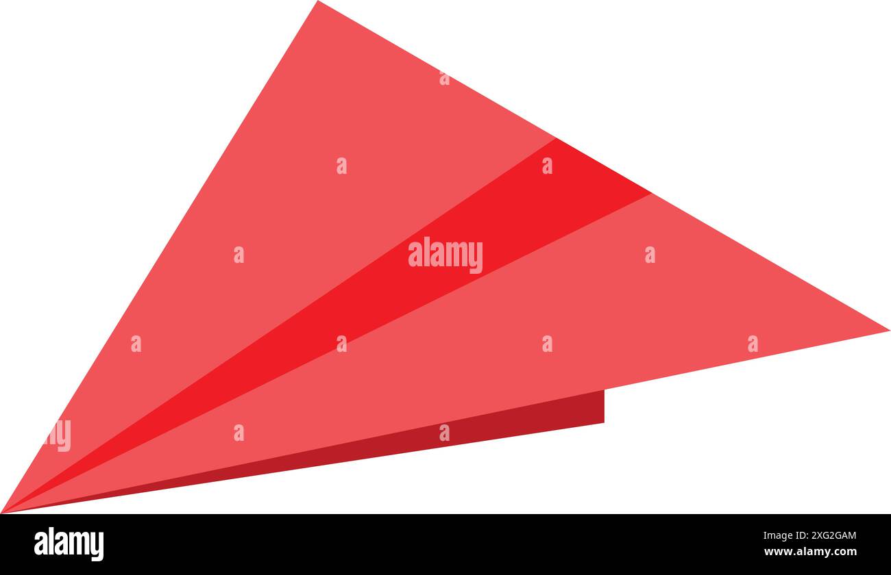 3d paper airplane flying Stock Vector Images - Alamy