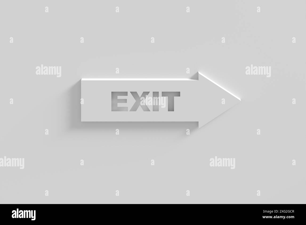 Exit sign or business exit strategy. The word exit on a directional ...