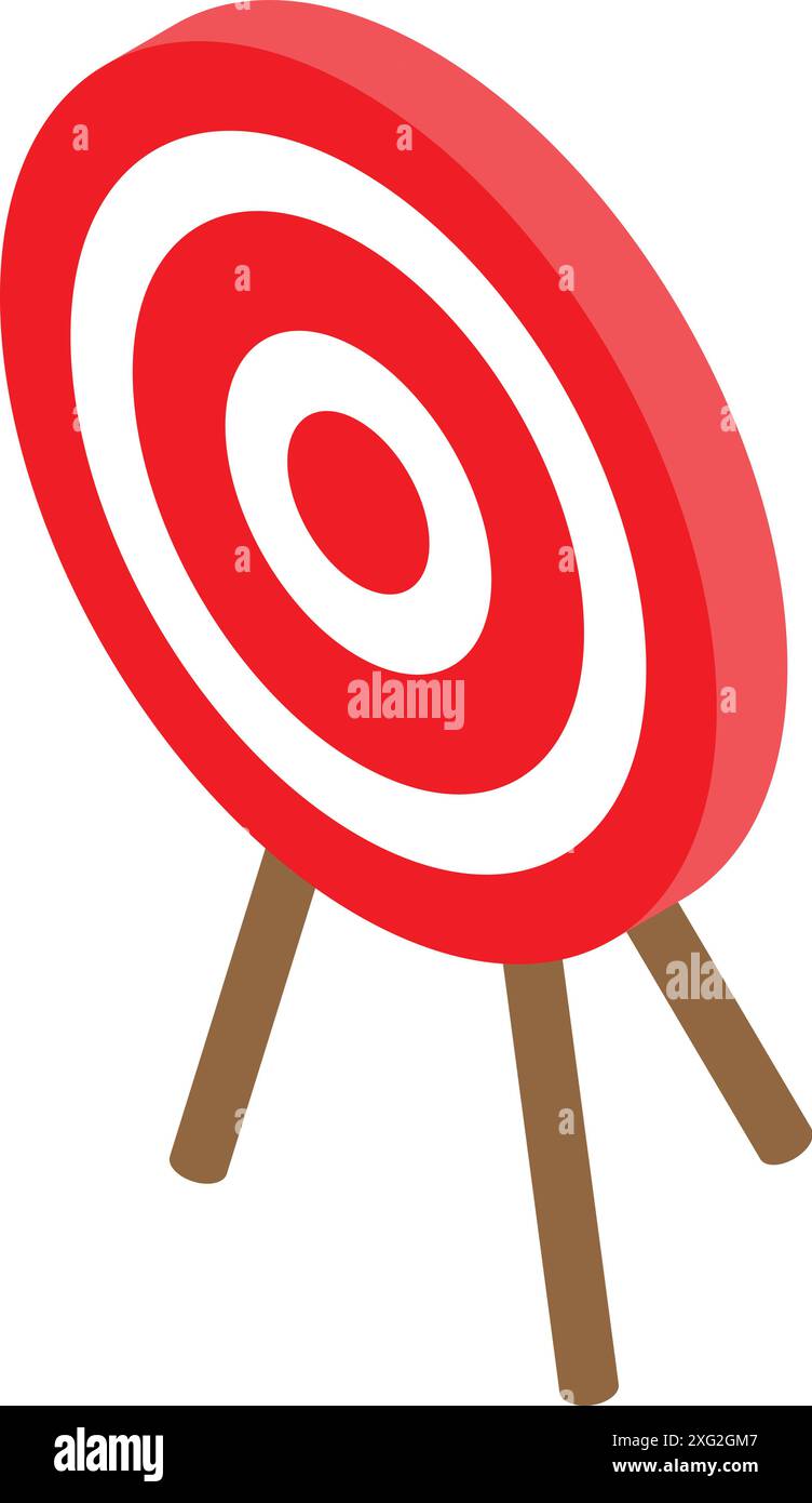 Bullseye on archery range Stock Vector Images - Alamy