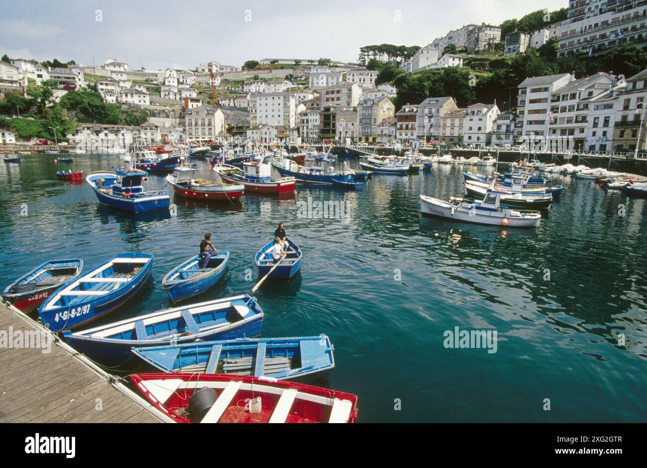 Harbour. Luarca. Asturias. Spain Stock Photo - Alamy