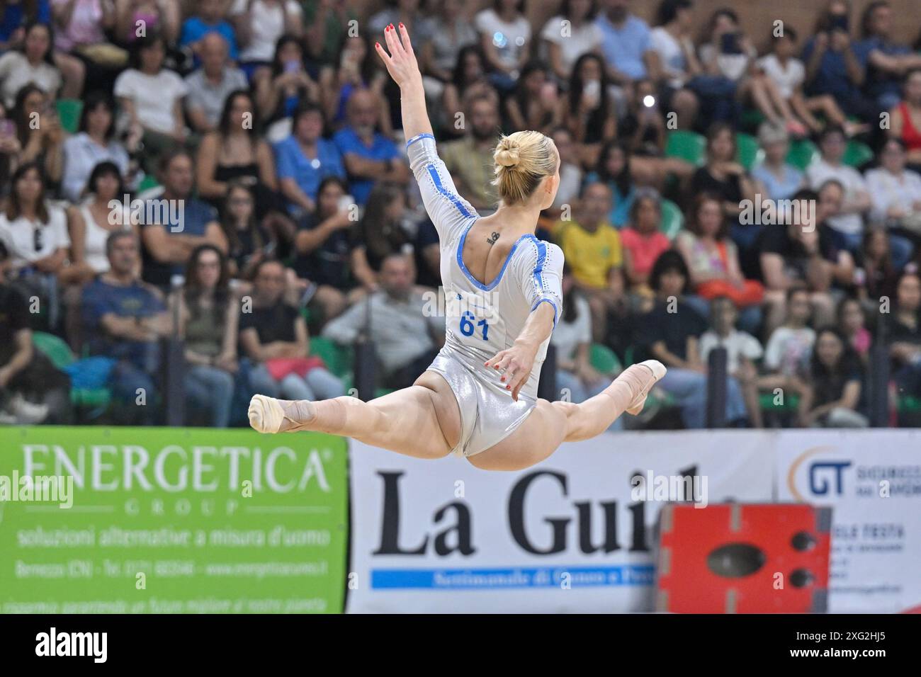 Angela Andreoli (Brixia) - during the competition with Women's Floor ...