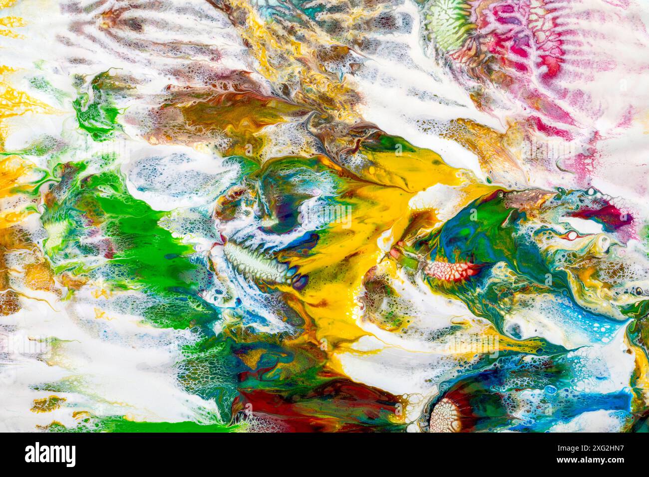 Illustration of marbled, watery texture with organic and multicolored ...