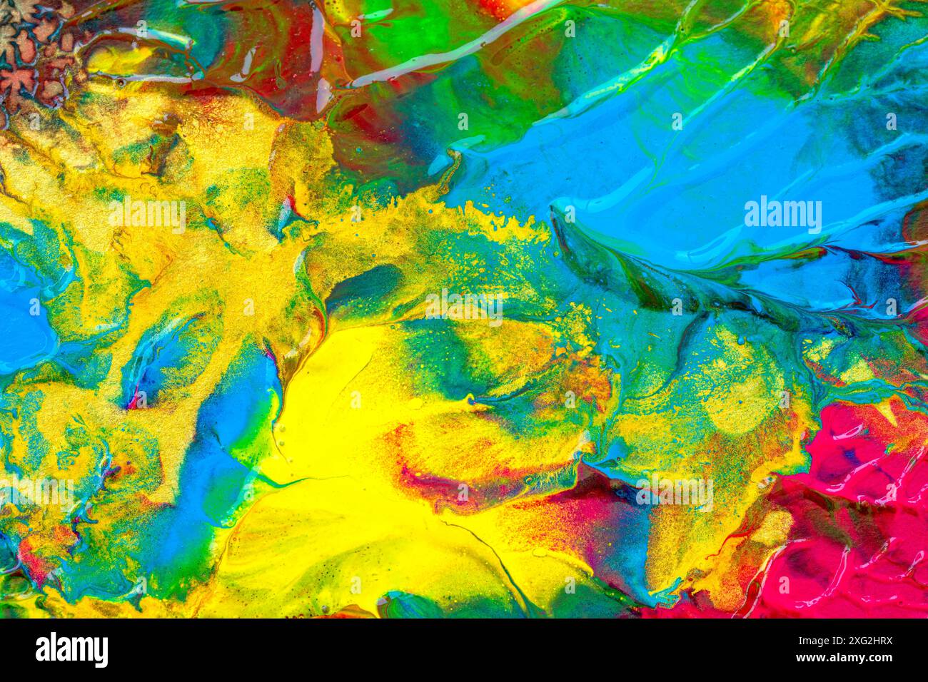 Illustration of marbled, watery texture with organic and multicolored ...