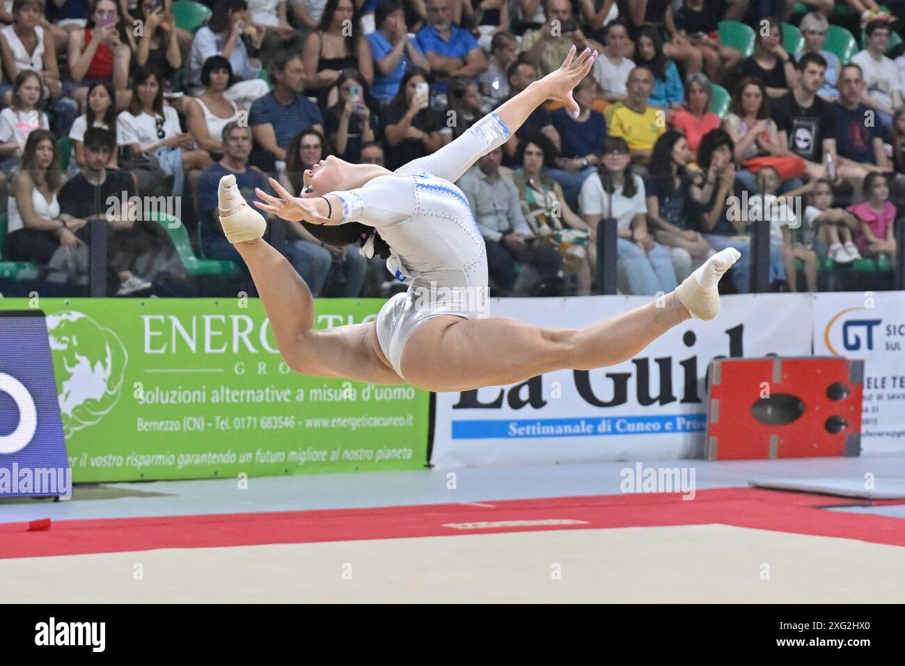 Angela Andreoli (Brixia) - during the competition with Women's Floor ...