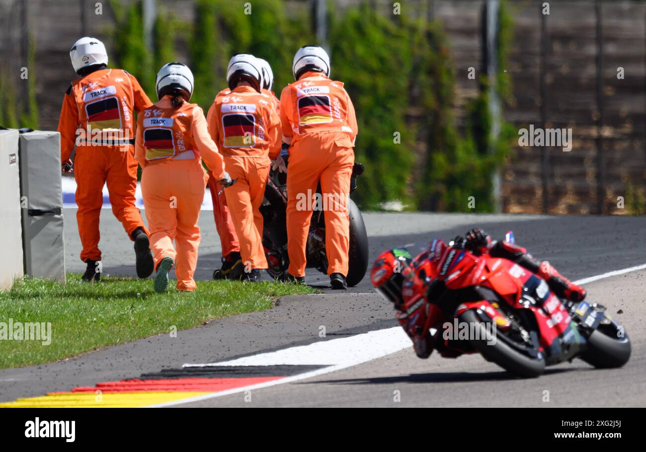 Hohenstein Ernstthal, Germany. 06th July, 2024. Motorsport/Motorcycle ...