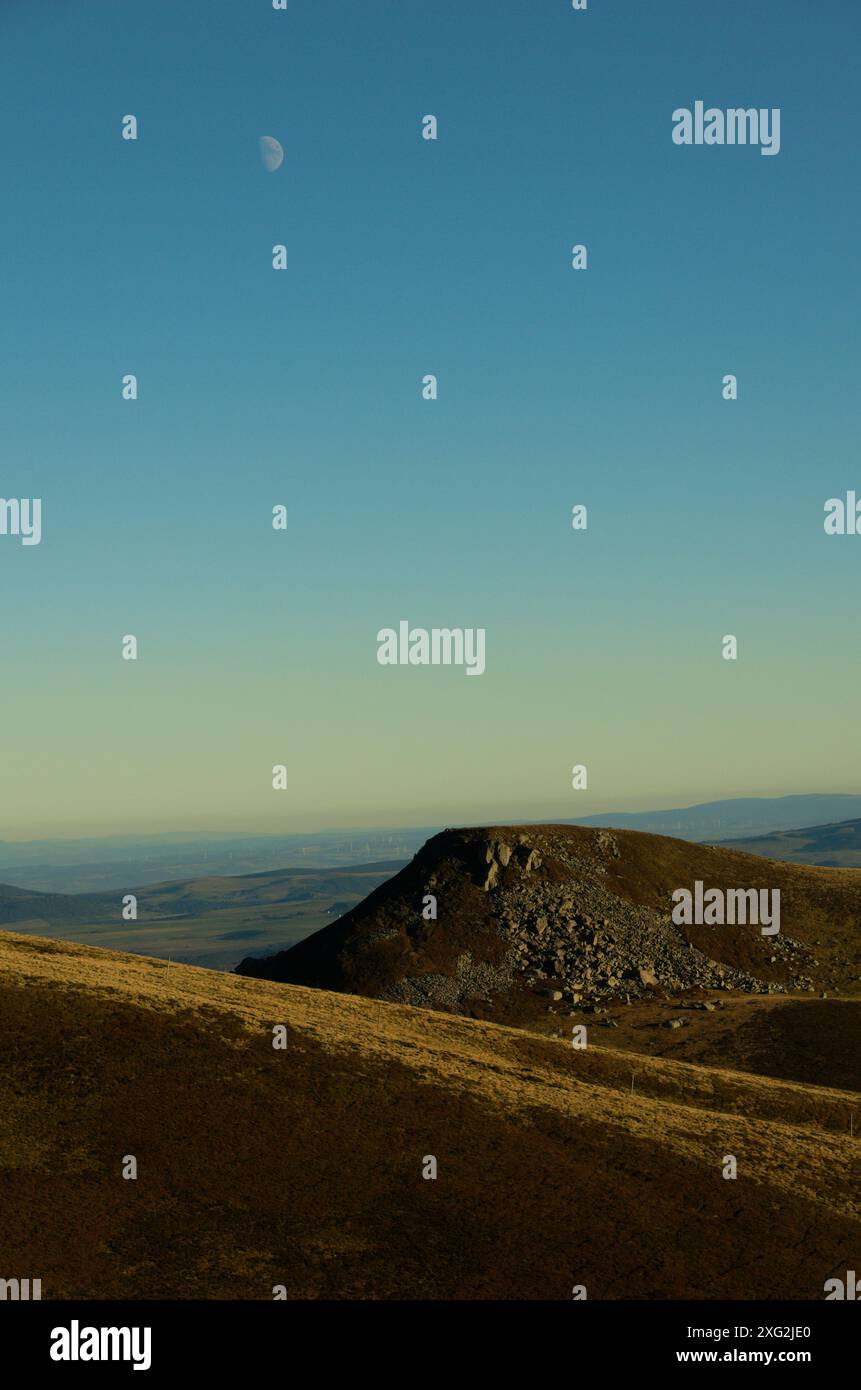 Ancient Volcano area center of France Stock Photo - Alamy