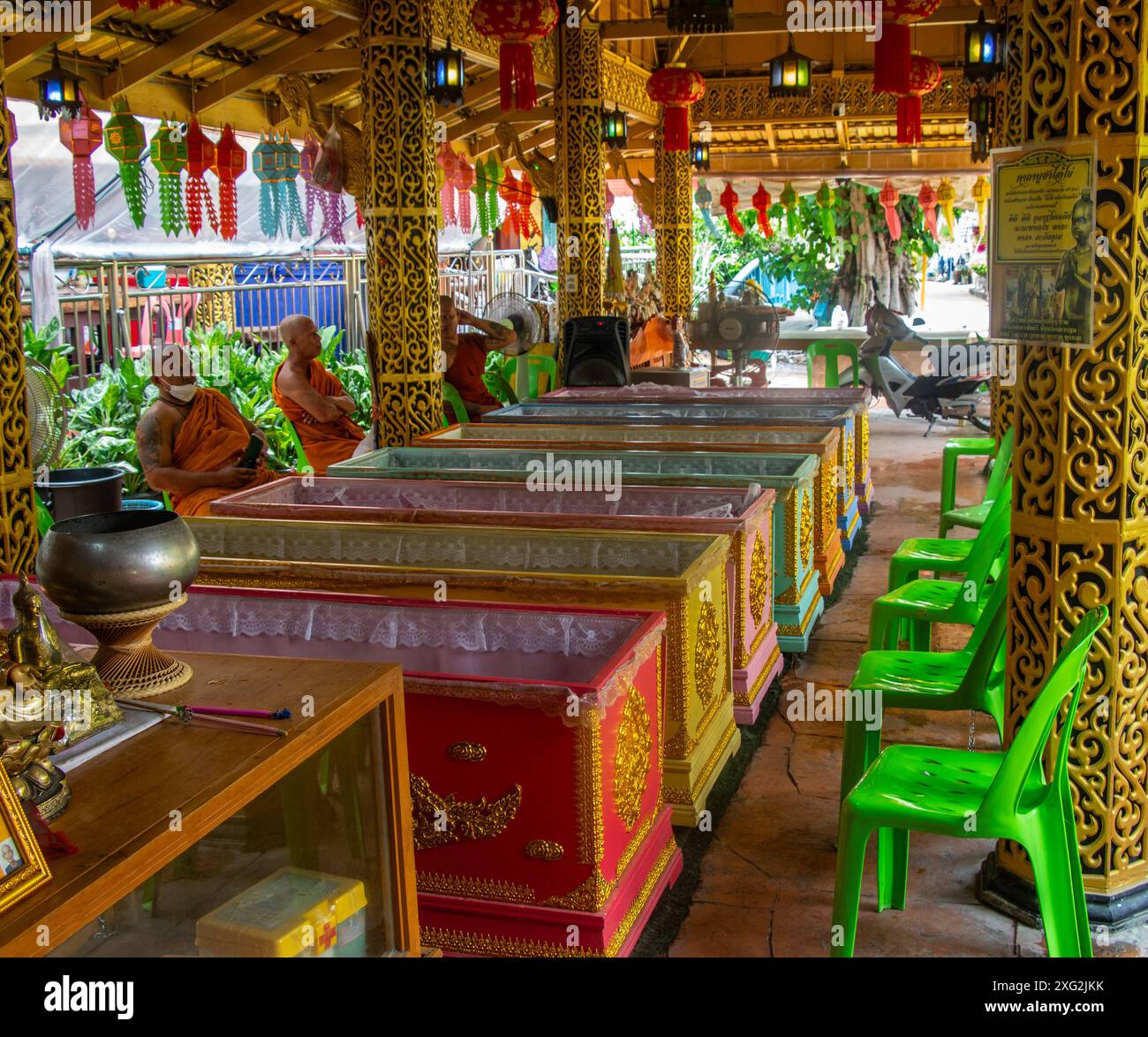 Wat rai taeng thong, Thailand Stock Photo - Alamy