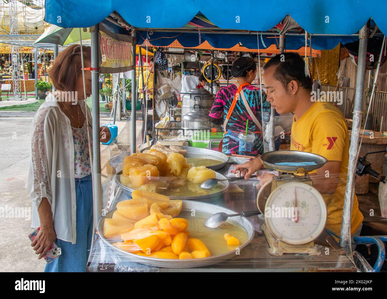 Wat rai taeng thong, Thailand Stock Photo - Alamy