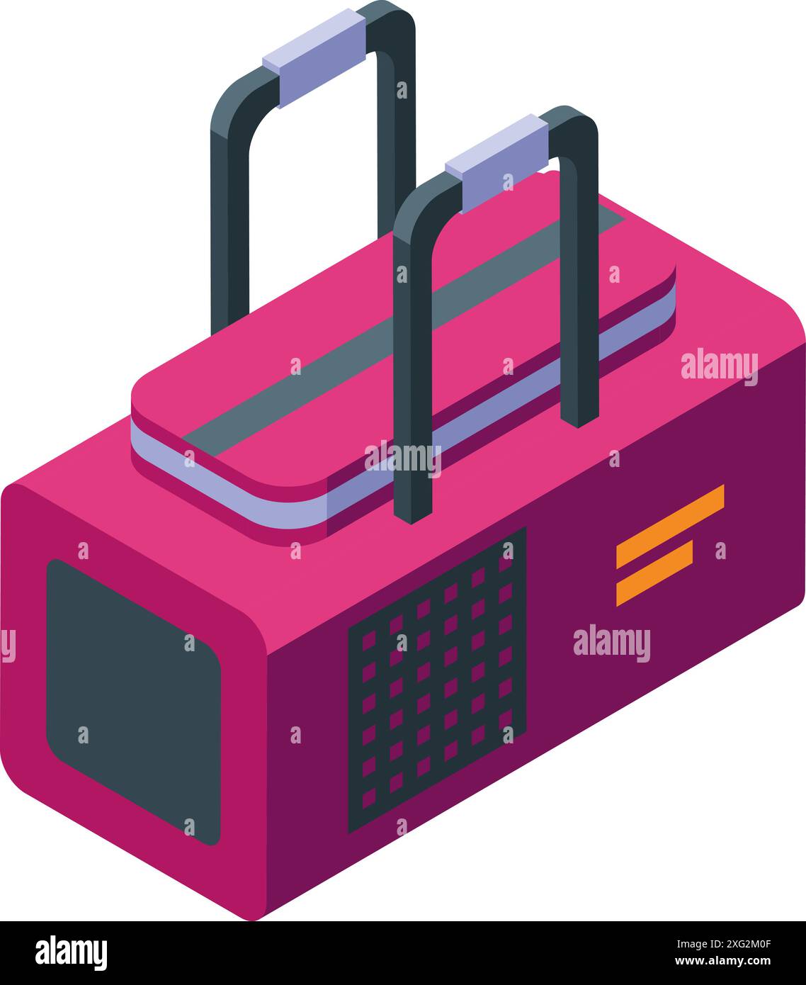 Modern portable power station supplying energy for using electronic ...