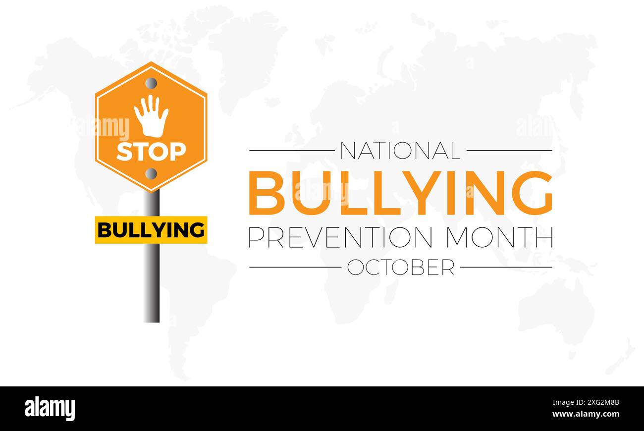 National Bullying Prevention Month In October Greeting Card Poster