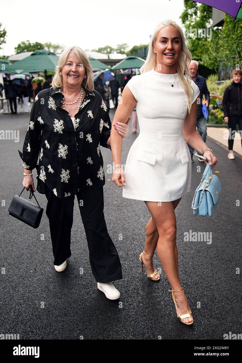 Charley Hull on day six of the 2024 Wimbledon Championships at the All ...