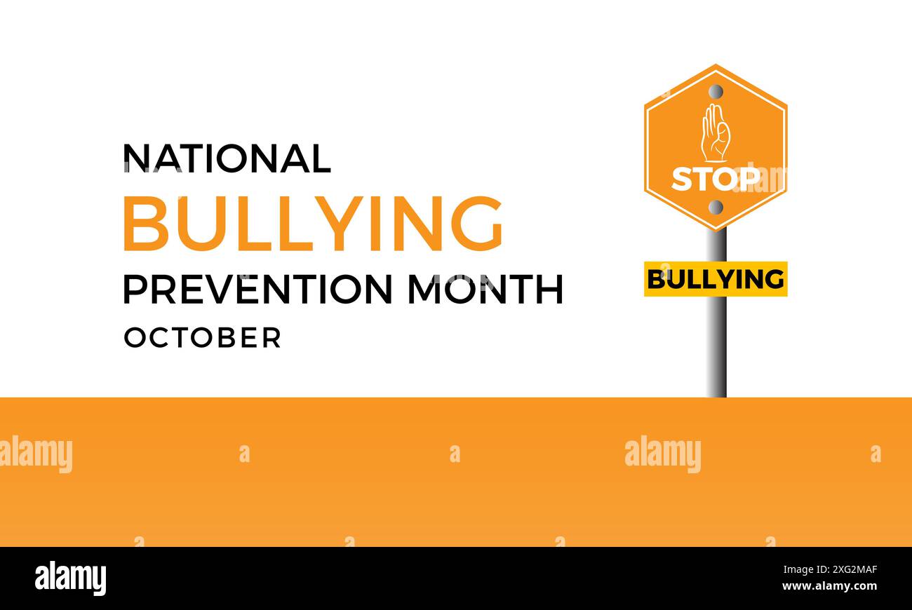 National Bullying Prevention Month In October Greeting Card Poster