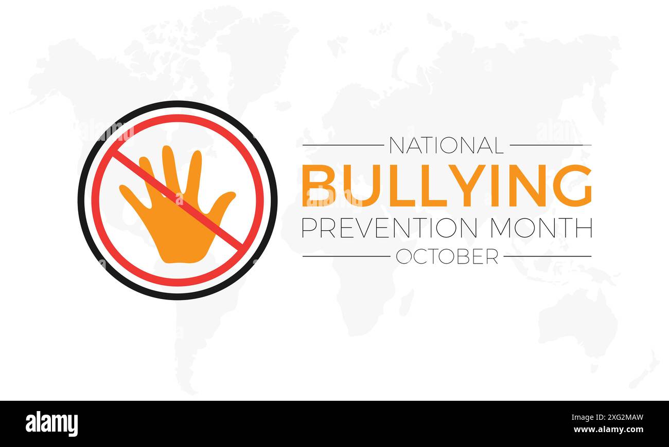 National Bullying Prevention Month In October Greeting Card Poster