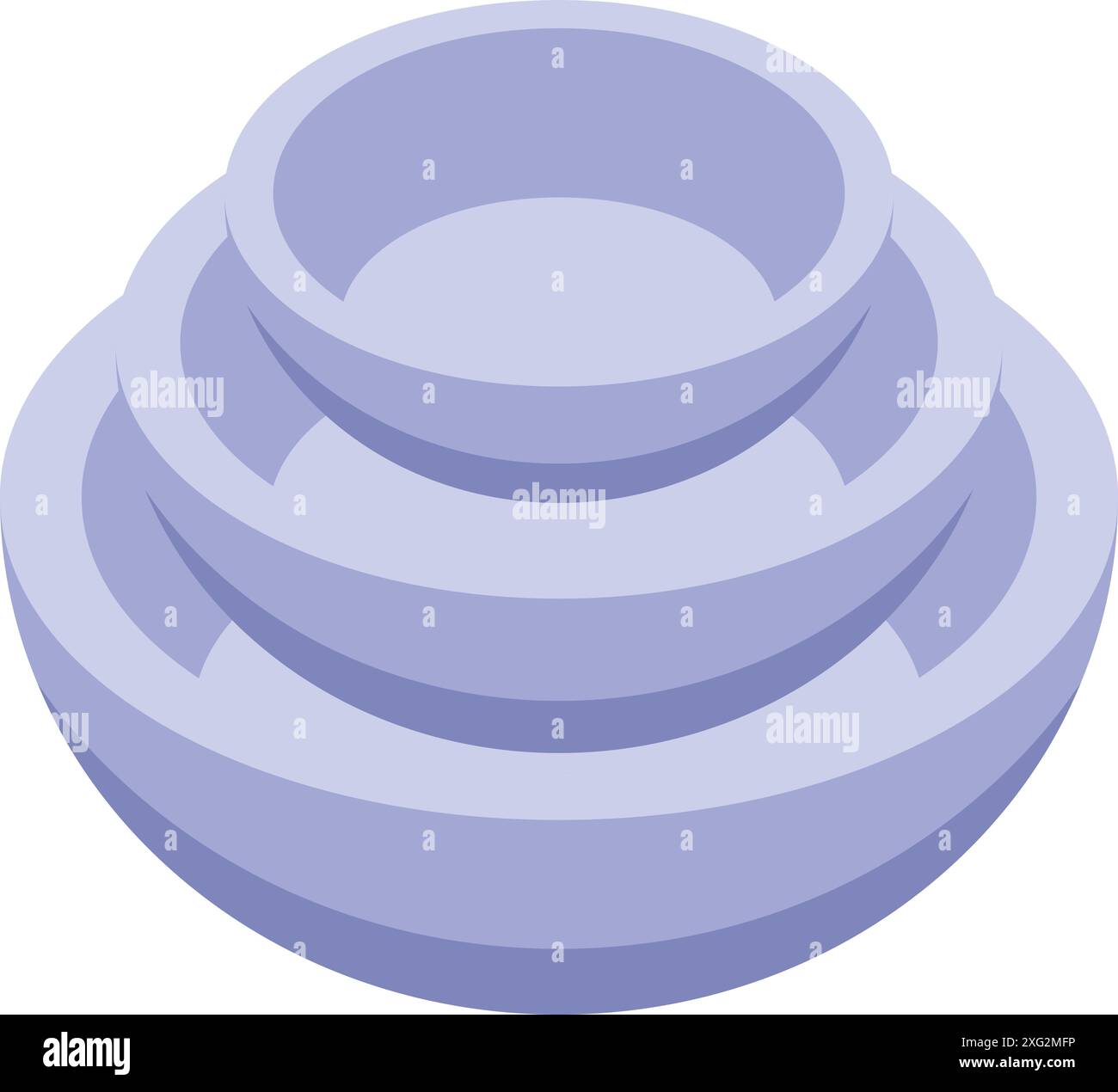 Three round podiums increasing in size, creating an empty pedestal ...