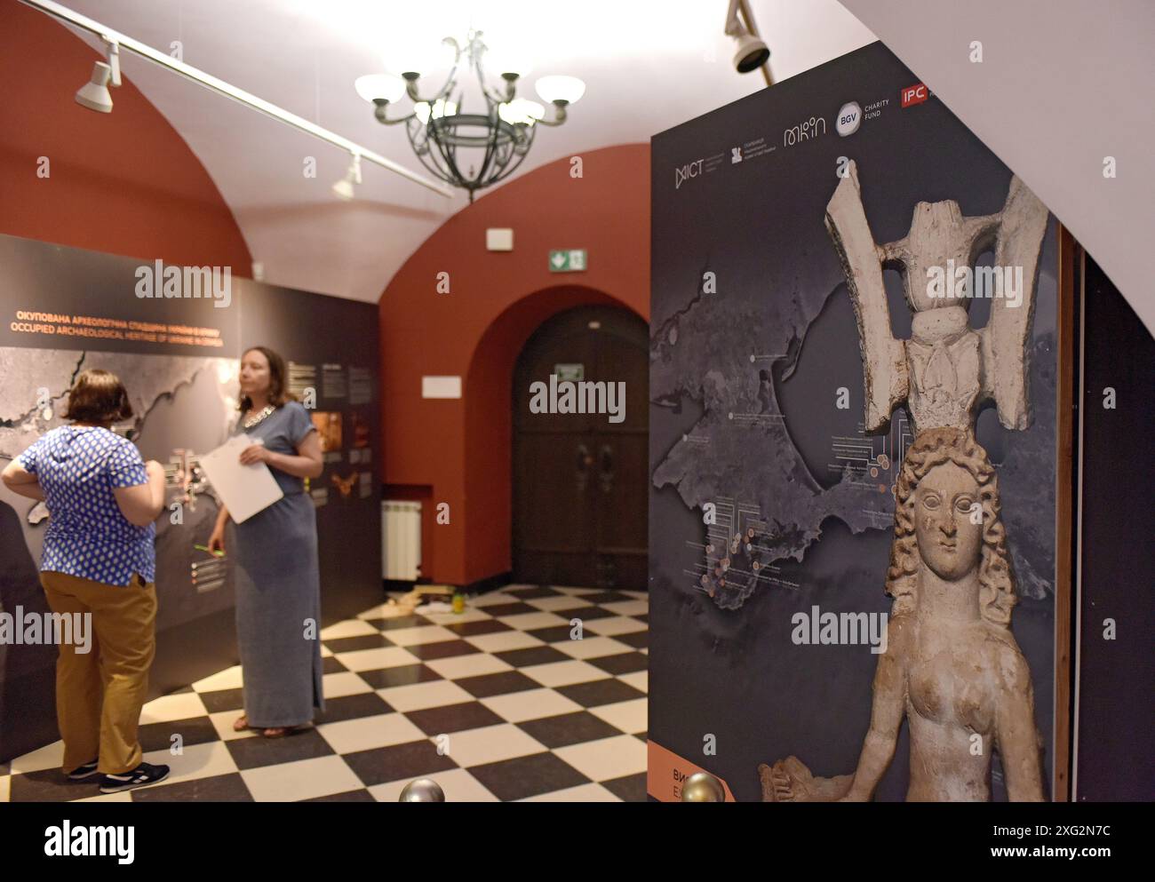 Non Exclusive: KYIV, UKRAINE - JUNE 28, 2024 - A poster of the ...