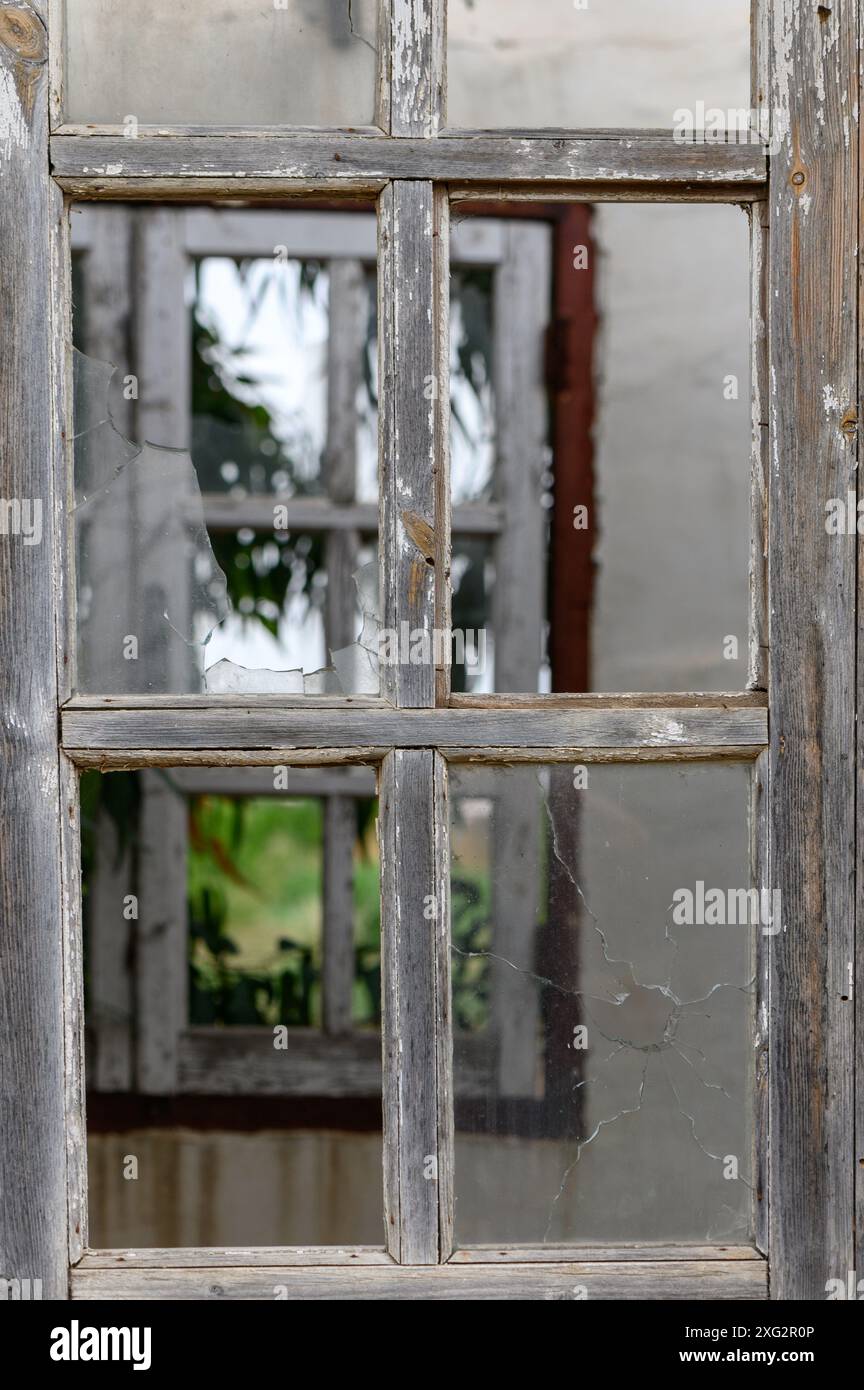 Broken Glass Window Bullet Shooting impact hole cracks 2 Stock Photo ...