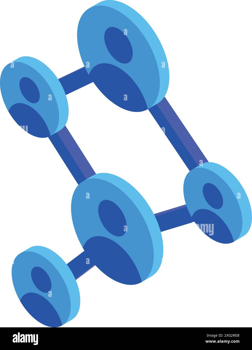 Social interaction icon isometric hi-res stock photography and images ...