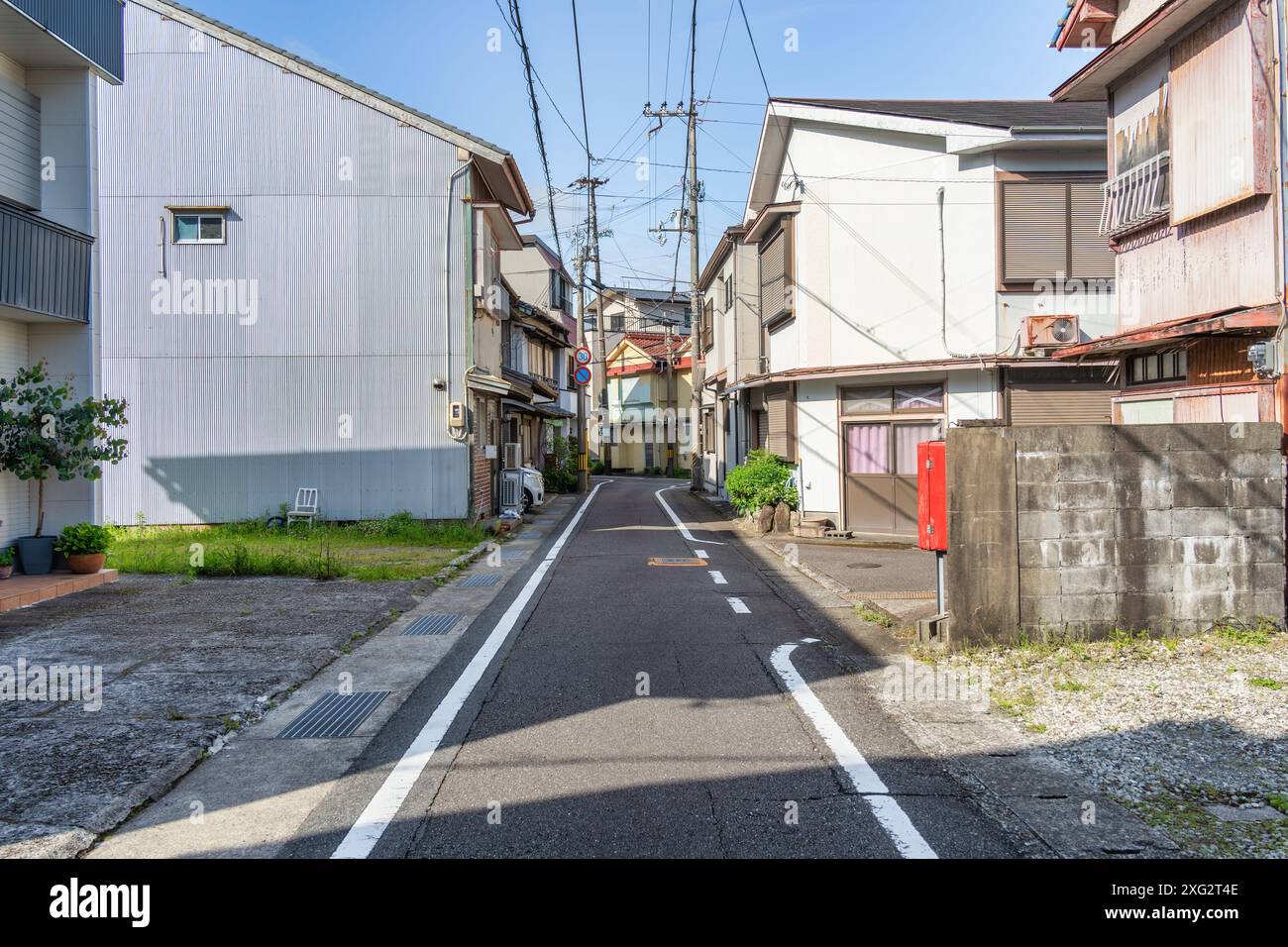 Quiet empty street in Nachikatsuura, Japan Stock Photo - Alamy