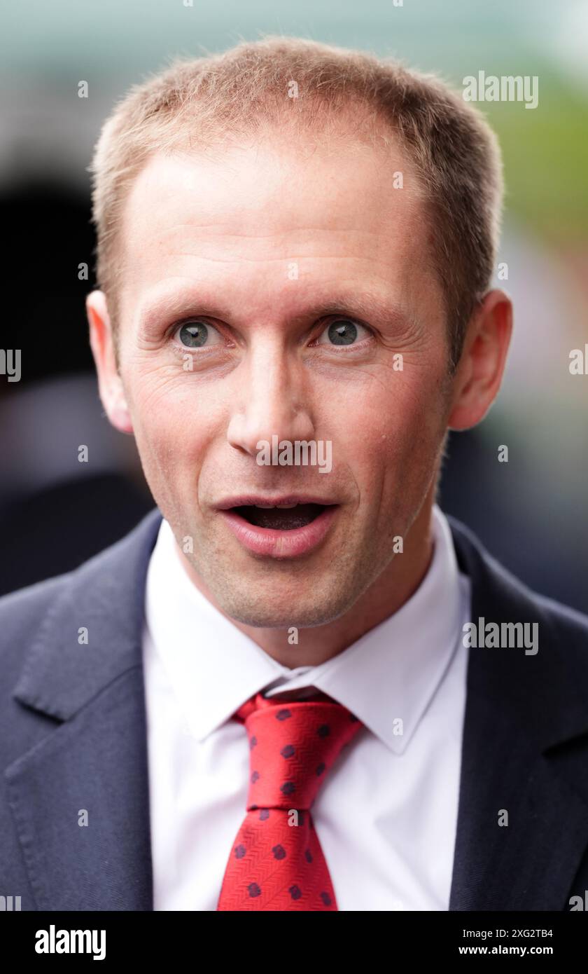 Jason Kenny on day six of the 2024 Wimbledon Championships at the All ...