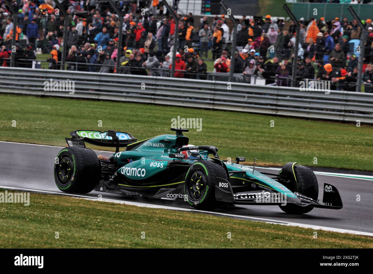Silverstone, UK. 06th July, 2024. Lance Stroll (CDN) Aston Martin F1 ...