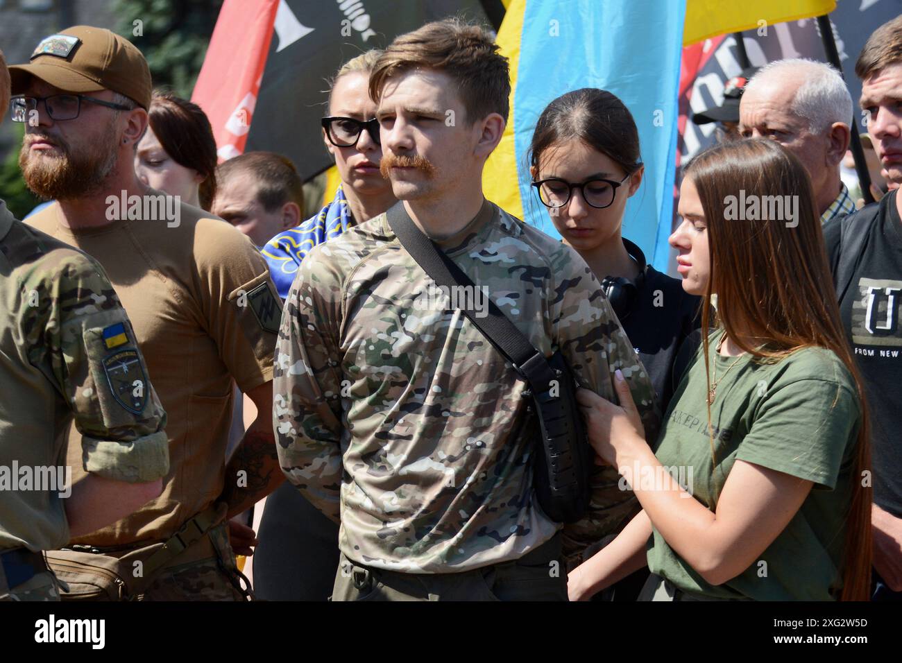 People attend funeral ceremony of a British citizen, Peter Fouche who ...