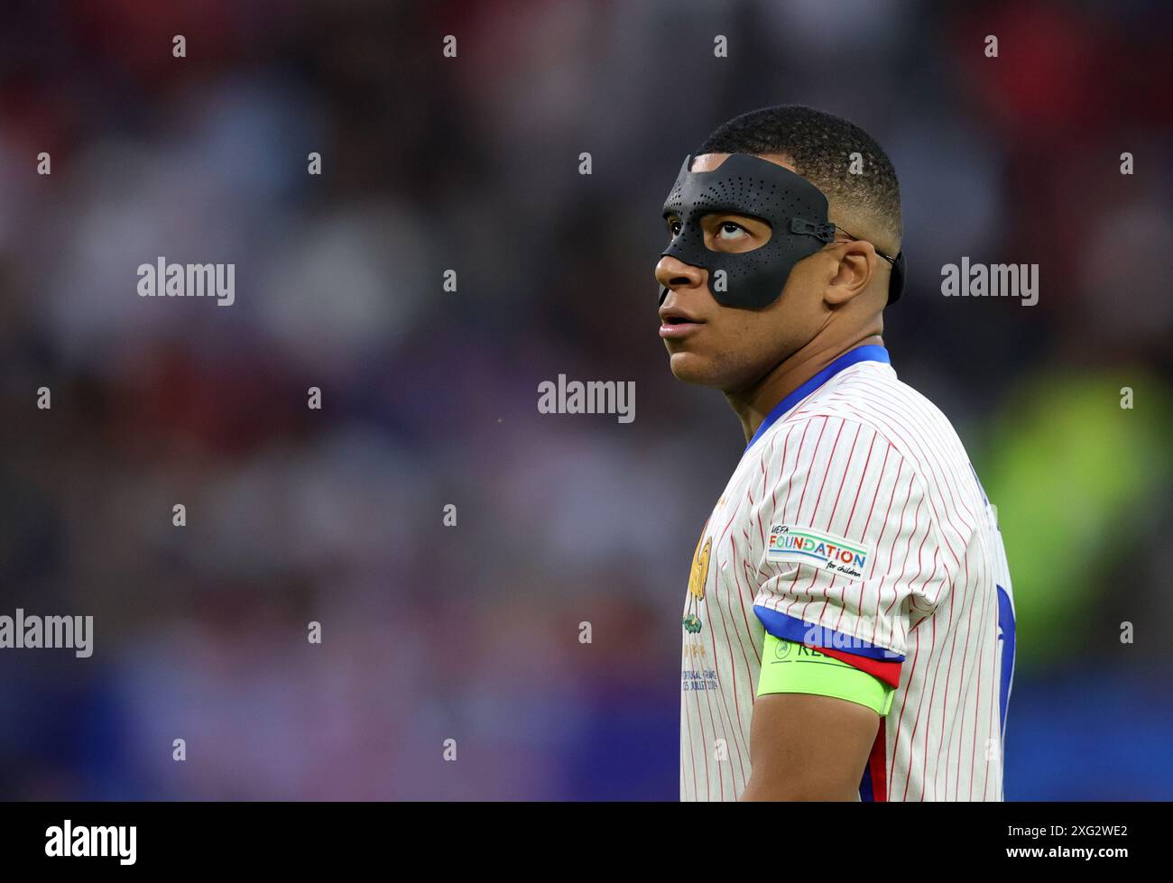 HAMBURG, GERMANY - JULY 05: Kylian Mbappe of France during the UEFA ...