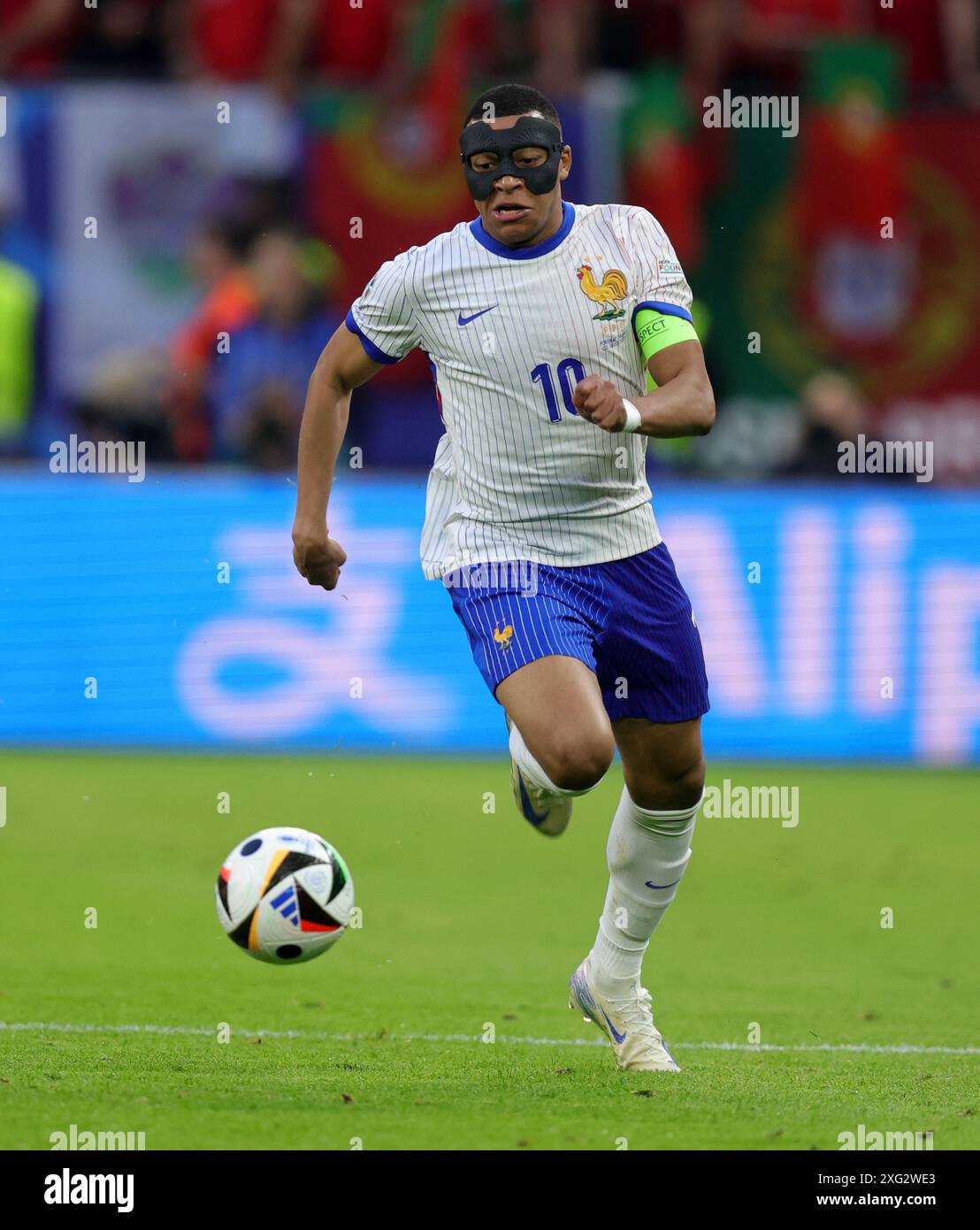 HAMBURG, GERMANY - JULY 05: Kylian Mbappe of France during the UEFA ...