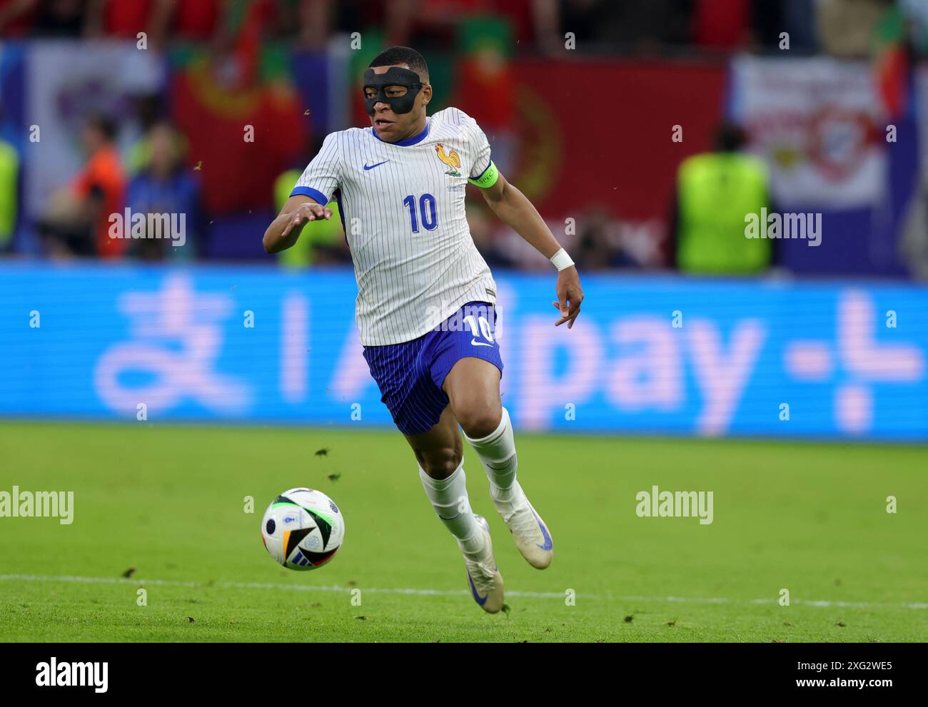 HAMBURG, GERMANY - JULY 05: Kylian Mbappe of France during the UEFA ...