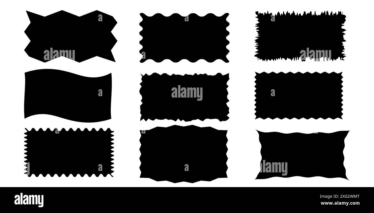 Flat scallop border hi-res stock photography and images - Alamy