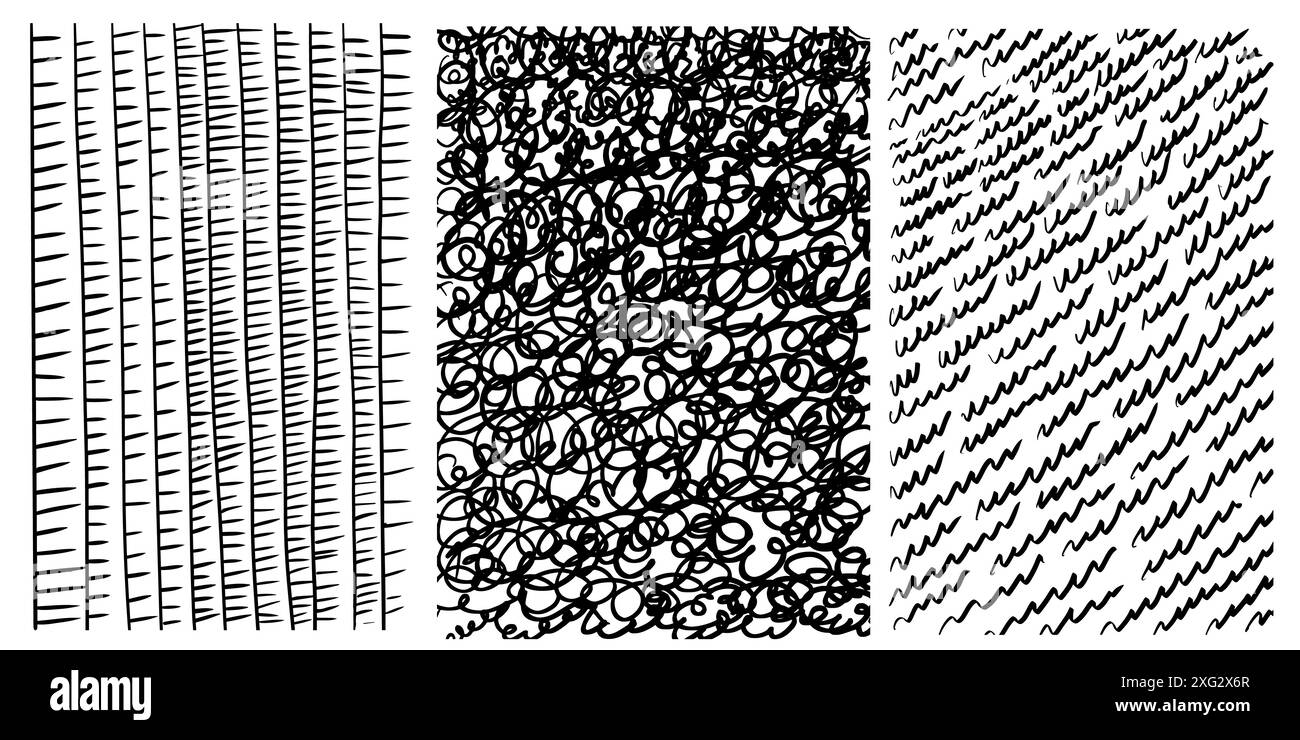Set of crosshatch texture isolated, hand drawn Stock Vector Image & Art ...