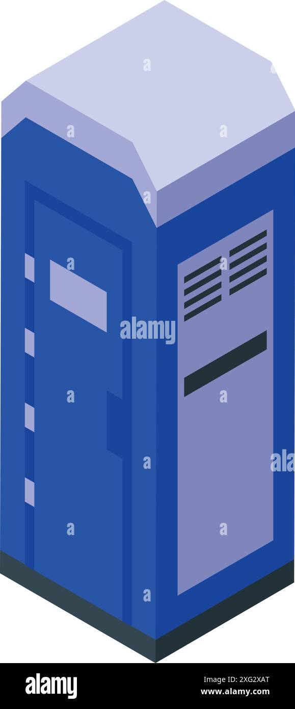 Portable porta potty Stock Vector Images - Alamy