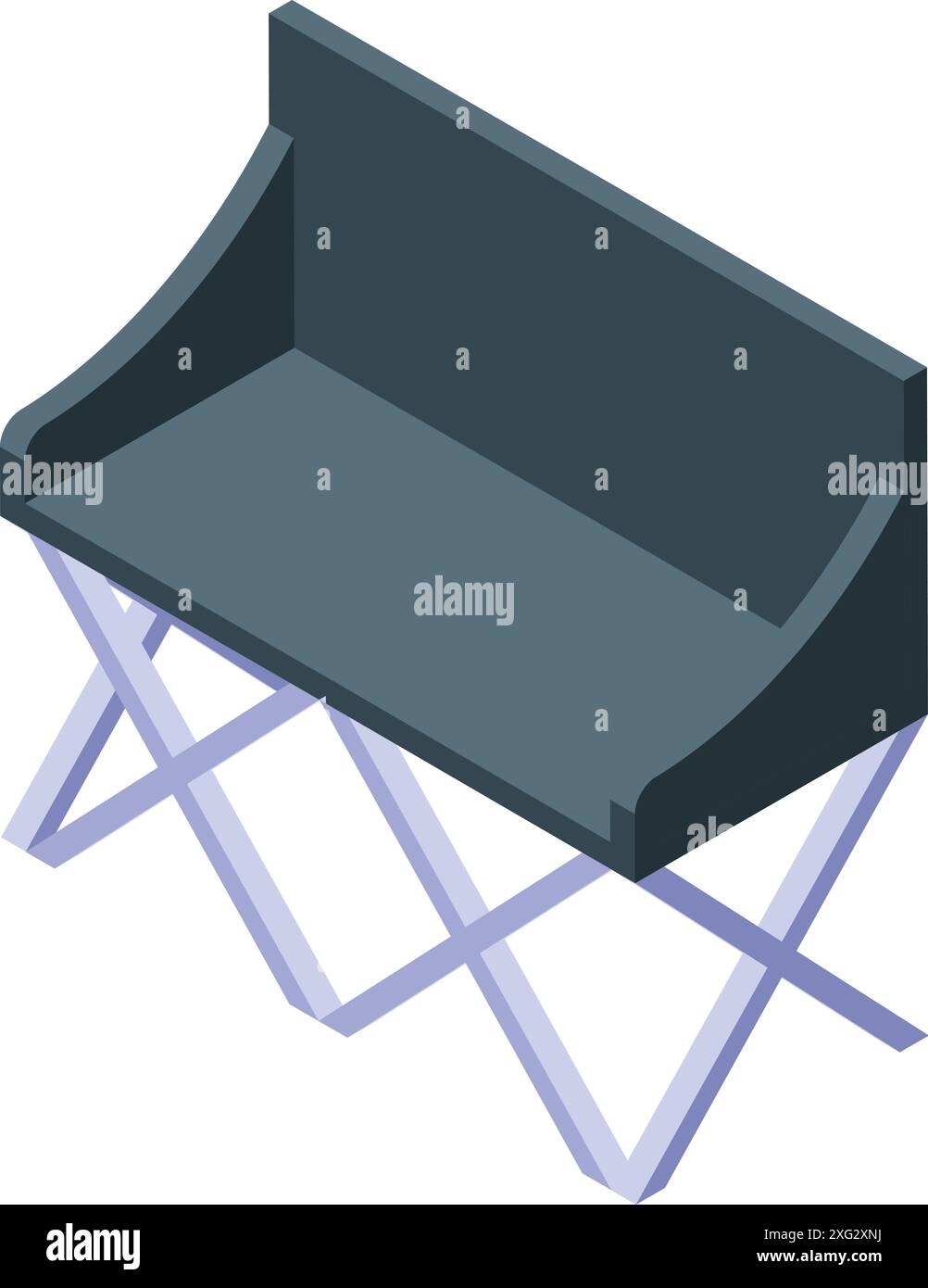 Folding stool with metal legs and wooden seat being unfolded to provide ...